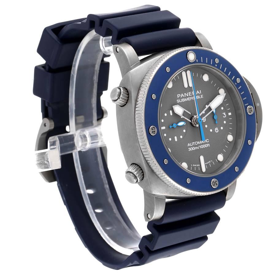 Panerai Luminor Submersible Guillaume Nery Titanium Watch PAM00982 Box ...