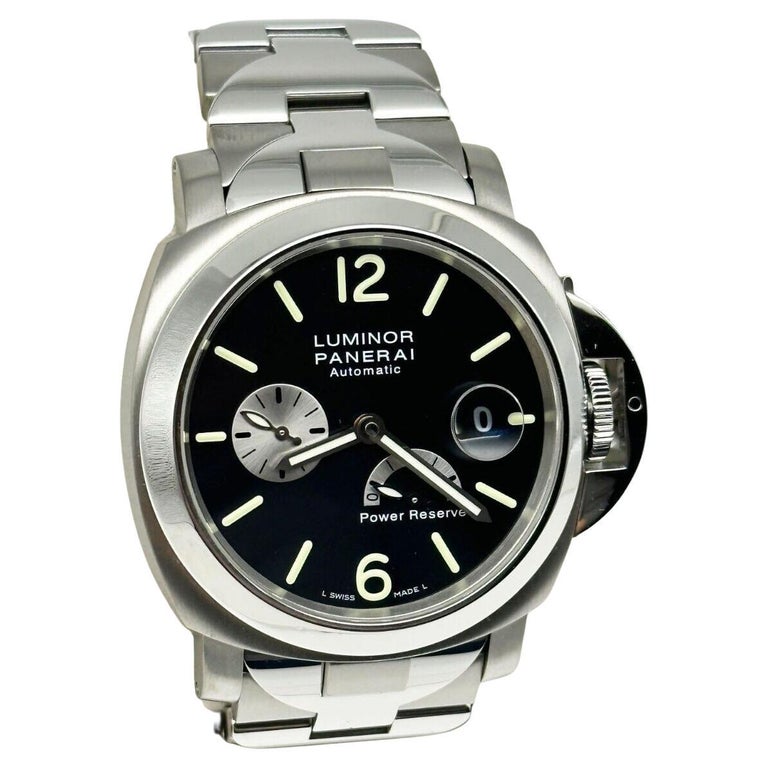 Panerai PAM00171 Luminor Power Reserve Automatic Black Luminor Titanium ...