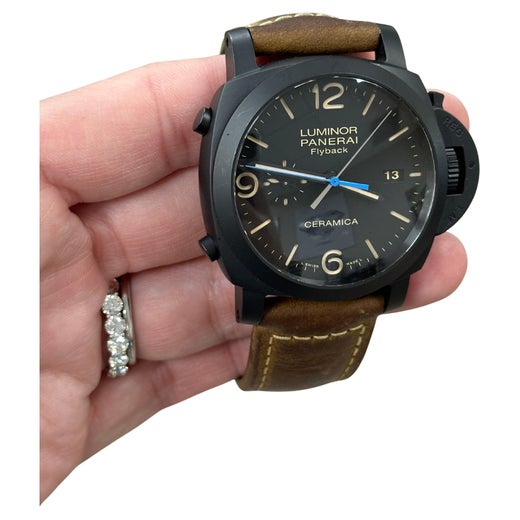 Panerai Luminor Men's Watch PAM 1085 Full Set Blue Dial #15776 at ...
