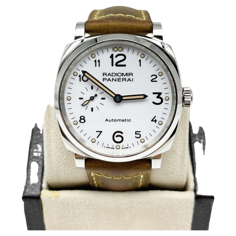 Panerai PAM00655 Radiomir 1940 Automatic White Dial Stainless Steel Box ...