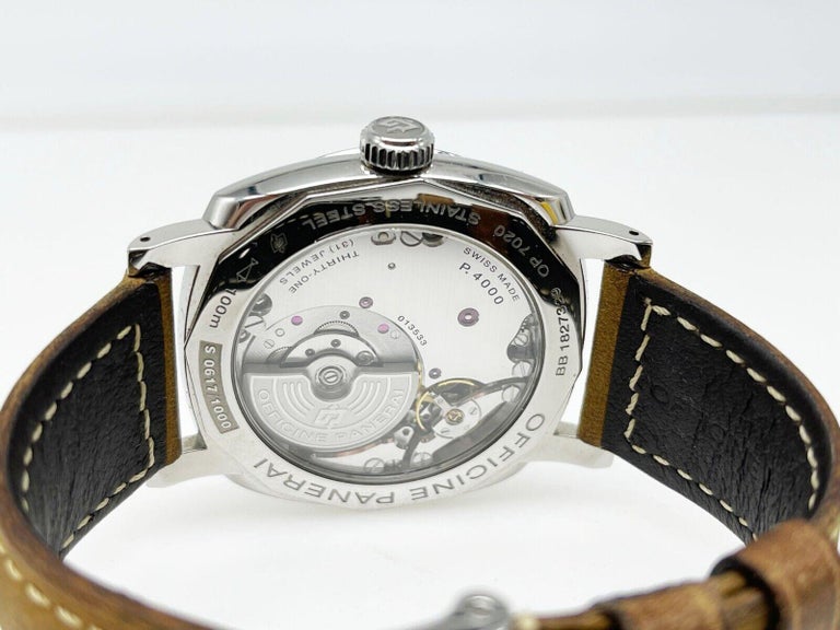 Panerai PAM00655 Radiomir 1940 Automatic White Dial Stainless Steel Box ...