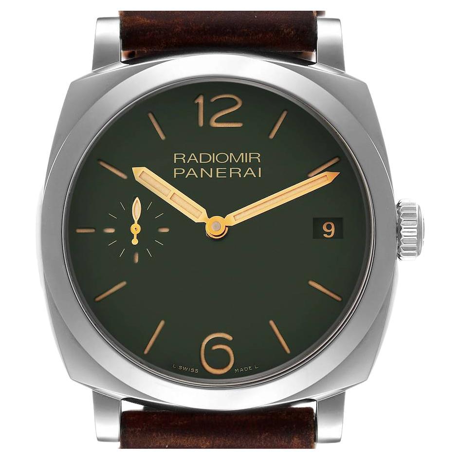 Panerai Stainless Steel Radiomir SLC 3 Days Wristwatch PAM 449 at ...