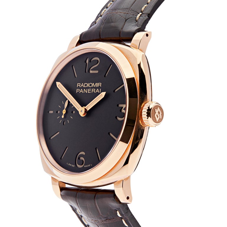 Panerai Radiomir 1940 42mm Rose Gold PAM00513 For Sale at 1stDibs