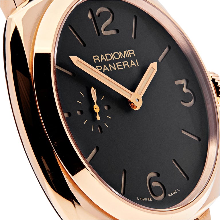 Panerai Radiomir 1940 42mm Rose Gold PAM00513 For Sale at 1stDibs