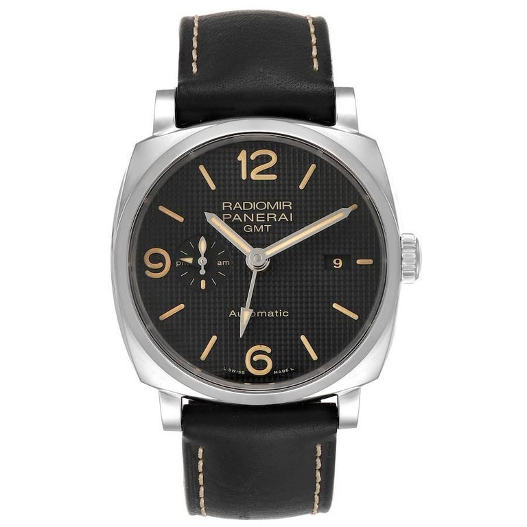Panerai Radiomir 1940 Black Dial Steel Mens Watch PAM00627 Unworn For ...