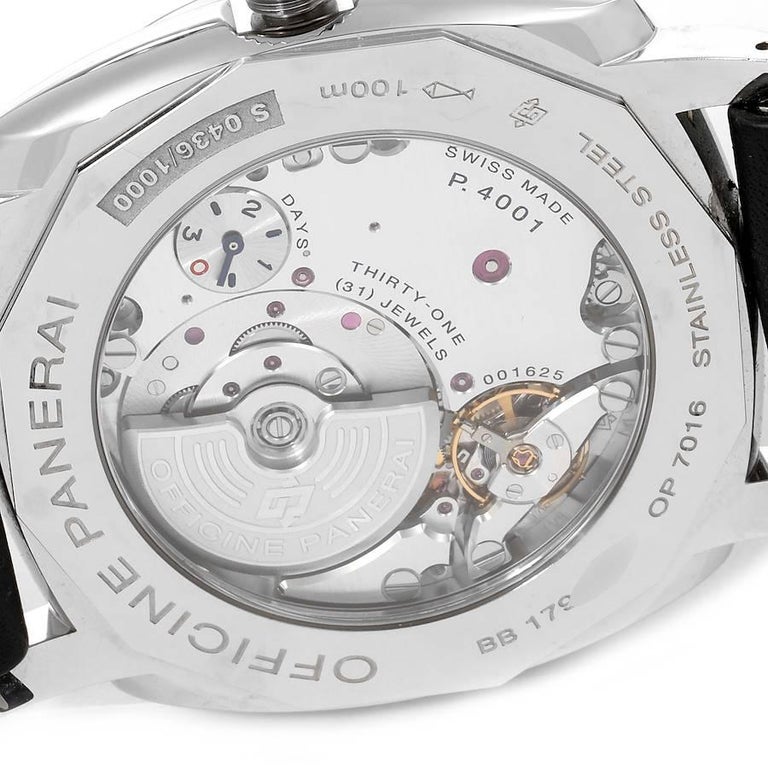 Panerai Radiomir 1940 Black Dial Steel Mens Watch PAM00627 Unworn For ...