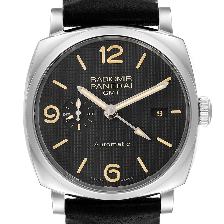 Panerai Radiomir 1940 Black Dial Steel Mens Watch PAM00627 For Sale at ...