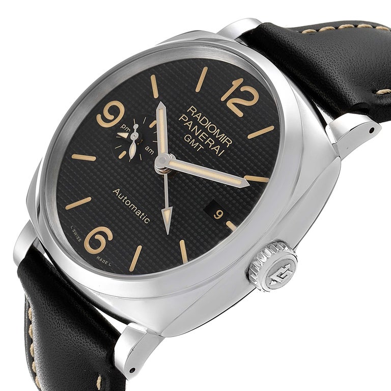 Panerai Radiomir 1940 Black Dial Steel Mens Watch PAM00627 For Sale at ...