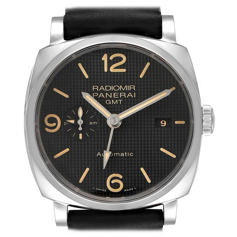 Panerai Radiomir 1940 Black Dial Steel Mens Watch PAM00627 Unworn For ...