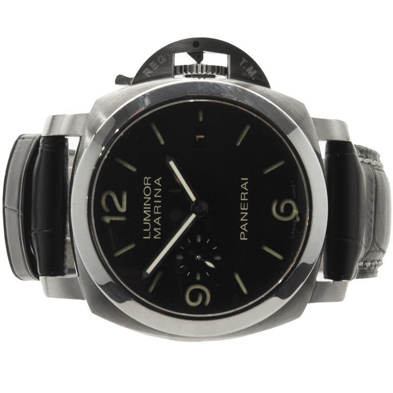 Panerai Stainless Steel Luminor Marina PAM 312 at 1stDibs