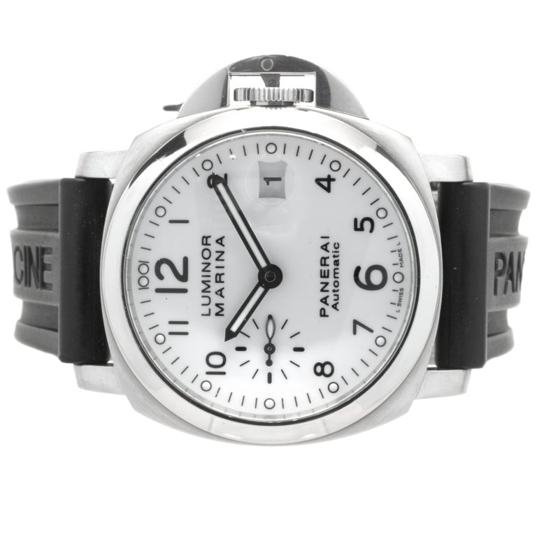 Panerai Stainless Steel Luminor Marina PAM 48 at 1stDibs