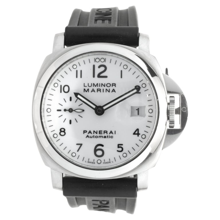 Panerai Stainless Steel Luminor Marina PAM 48 at 1stDibs