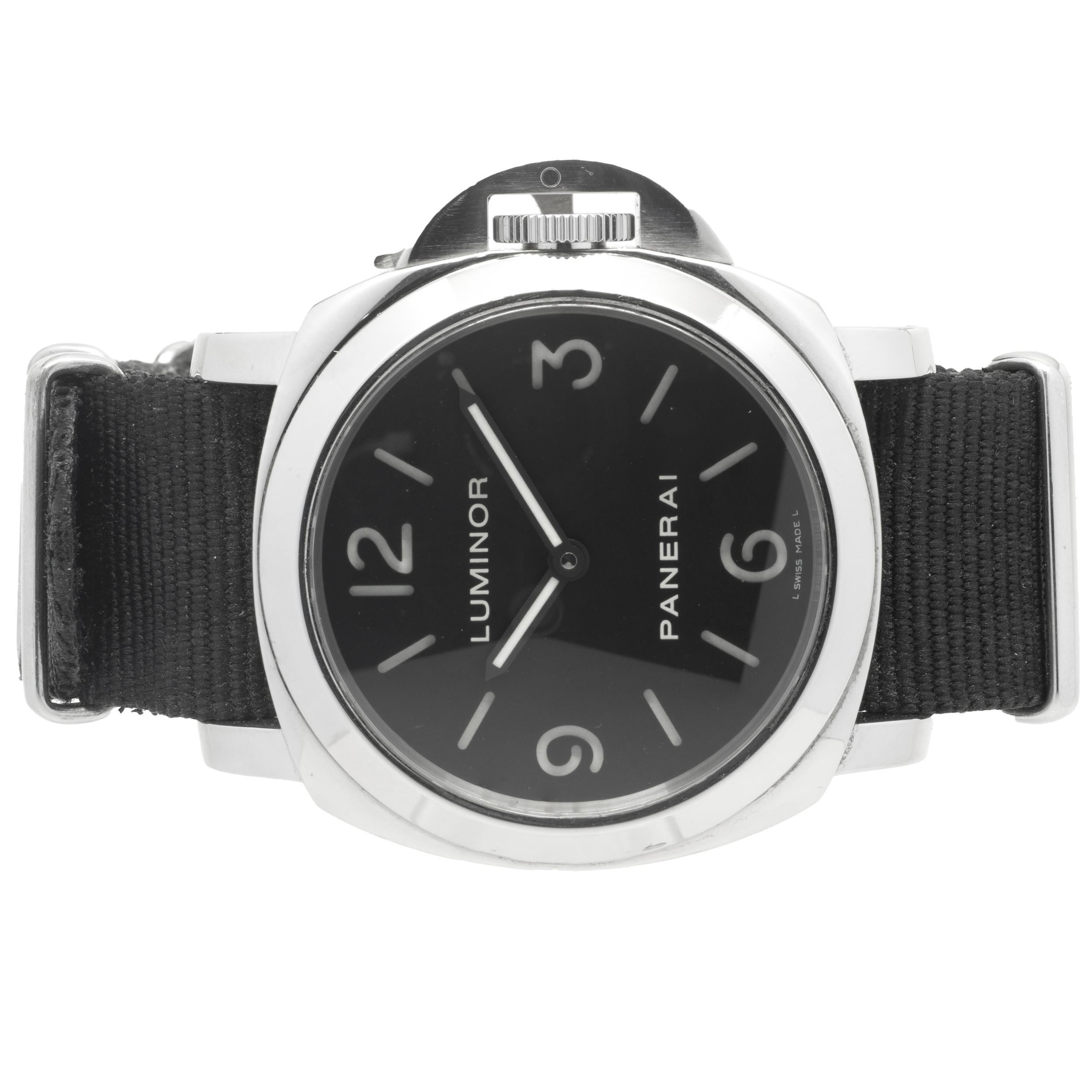 Panerai Stainless Steel Luminor PAM 112 at 1stDibs | panerai 112 ...