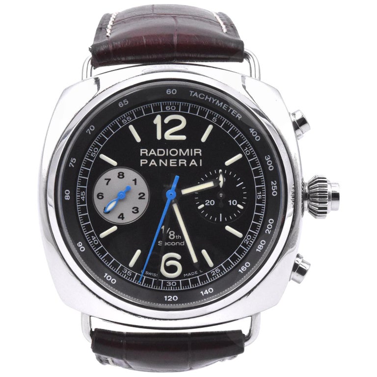Panerai Stainless Steel PAM 246 Radiomir 1/8th Second For Sale at 1stDibs