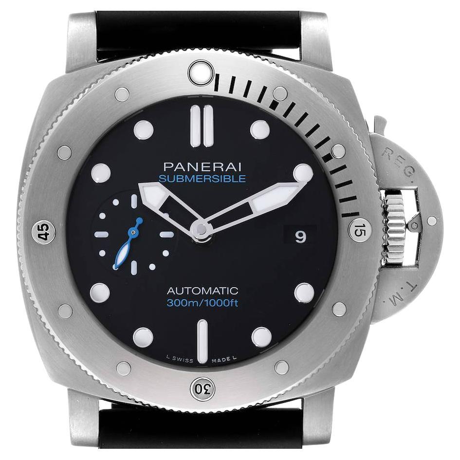 Panerai Submersible Titanio 1959 3 Days Mens Watch PAM01305 Papers For ...