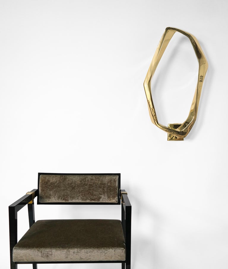 Pangea Sconce: Organic, Sculptural Sconce in Bronze or Stainless Steel ...