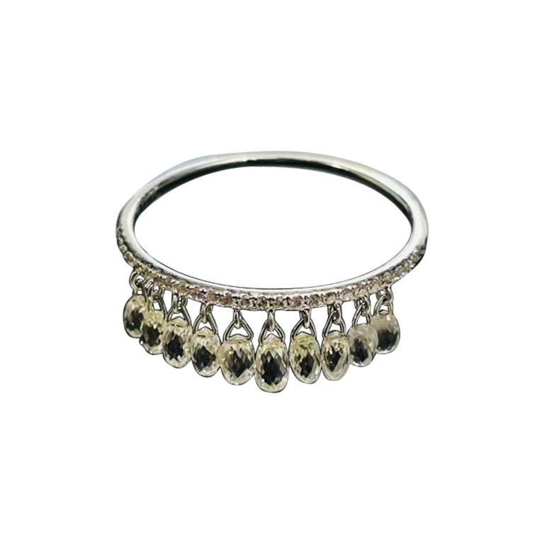 Dangling Diamonds Ring - 57 For Sale on 1stDibs | dangling diamond ring