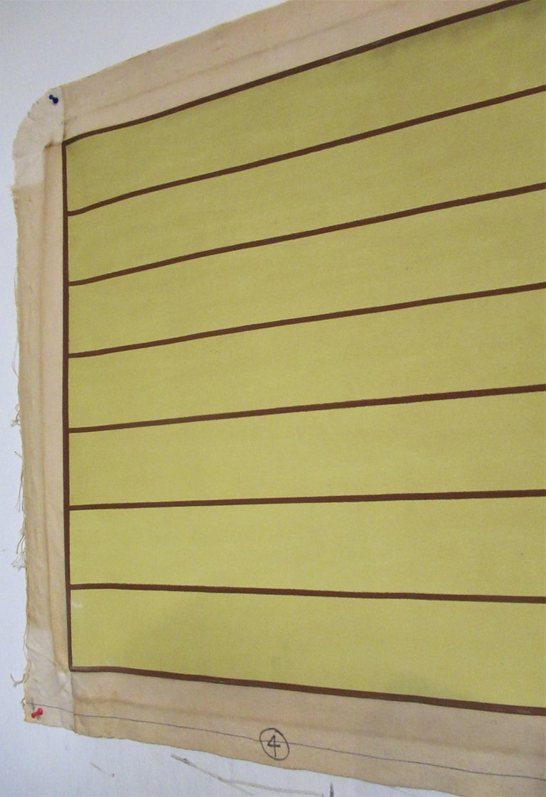 Panoramic Linear Painting by Gerry Hunt, 1970 For Sale at 1stDibs