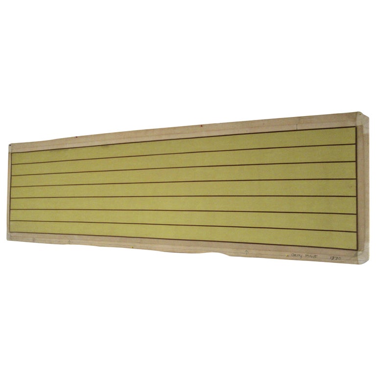 Panoramic Linear Painting by Gerry Hunt, 1970 For Sale at 1stDibs