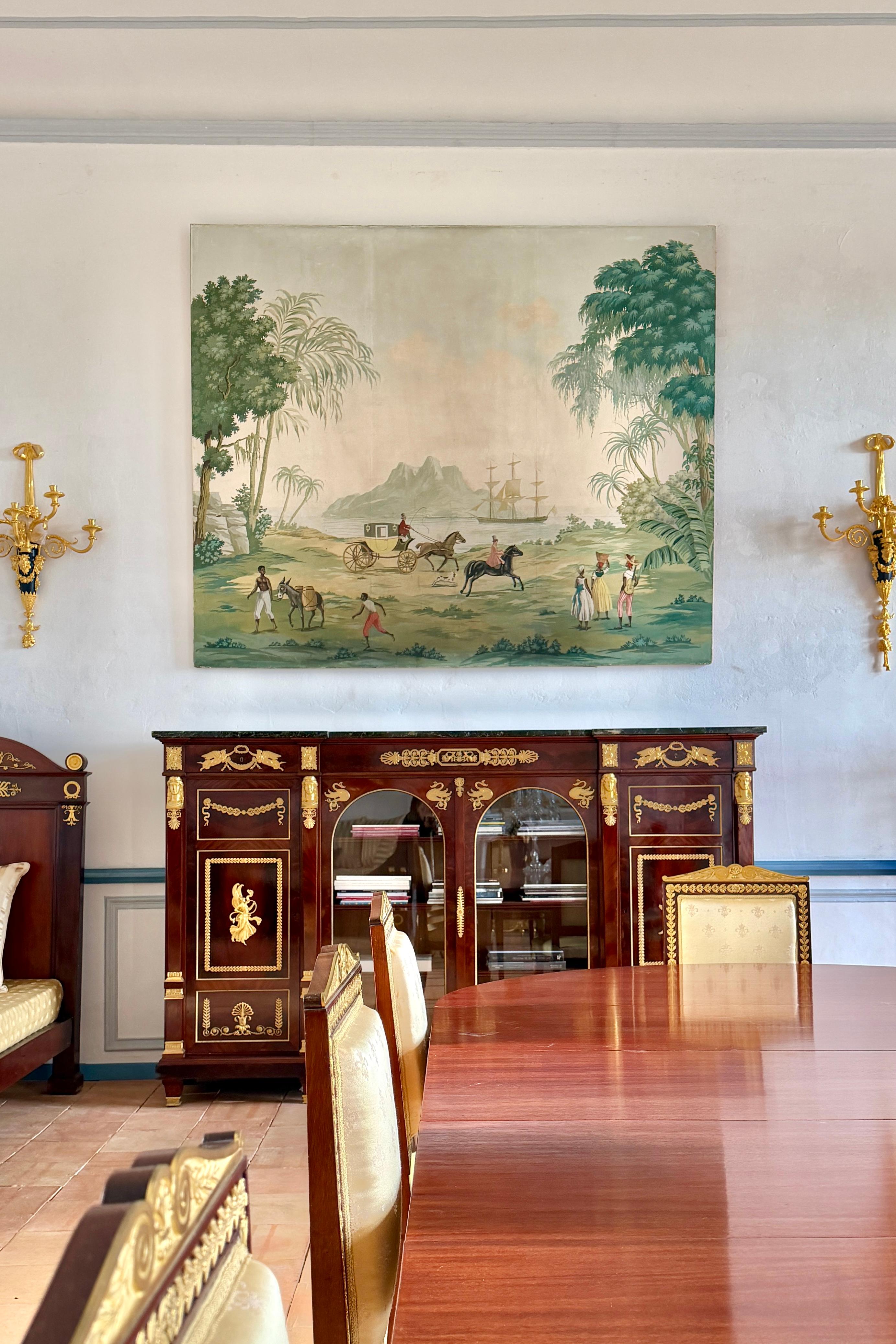 Zuber Wallpaper Panels - 5 For Sale on 1stDibs | zuber wallpaper for ...