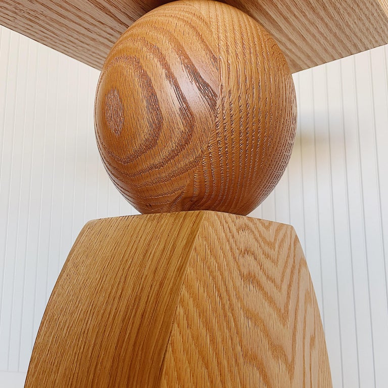 Wire Brushed Natural Solid Oak Pantalone Side Table by Animate Objetcs ...