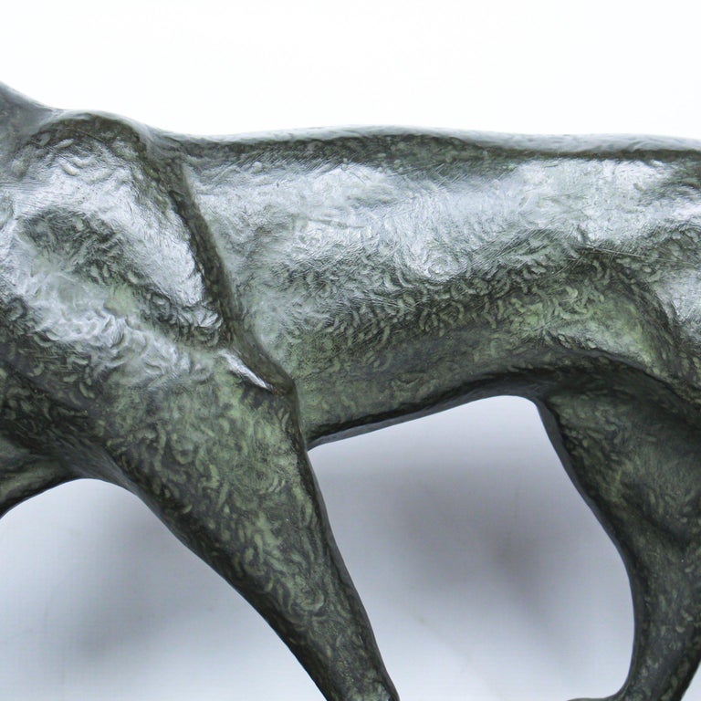 'Panthère’ an Art Deco Sculpture by Michel Decoux at 1stDibs