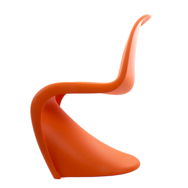 Panton Junior Chair by Verner Panton Vitra 1967, Bright Orange Children ...