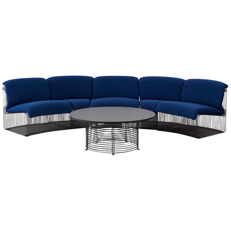 Panton Pantonova Sofa and Table Set for Fritz Hansen, Denmark, circa ...