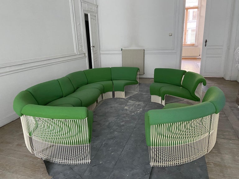 Pantonova Sofa Modules Set, Verner Panton Produced by Fritz Hansen ...