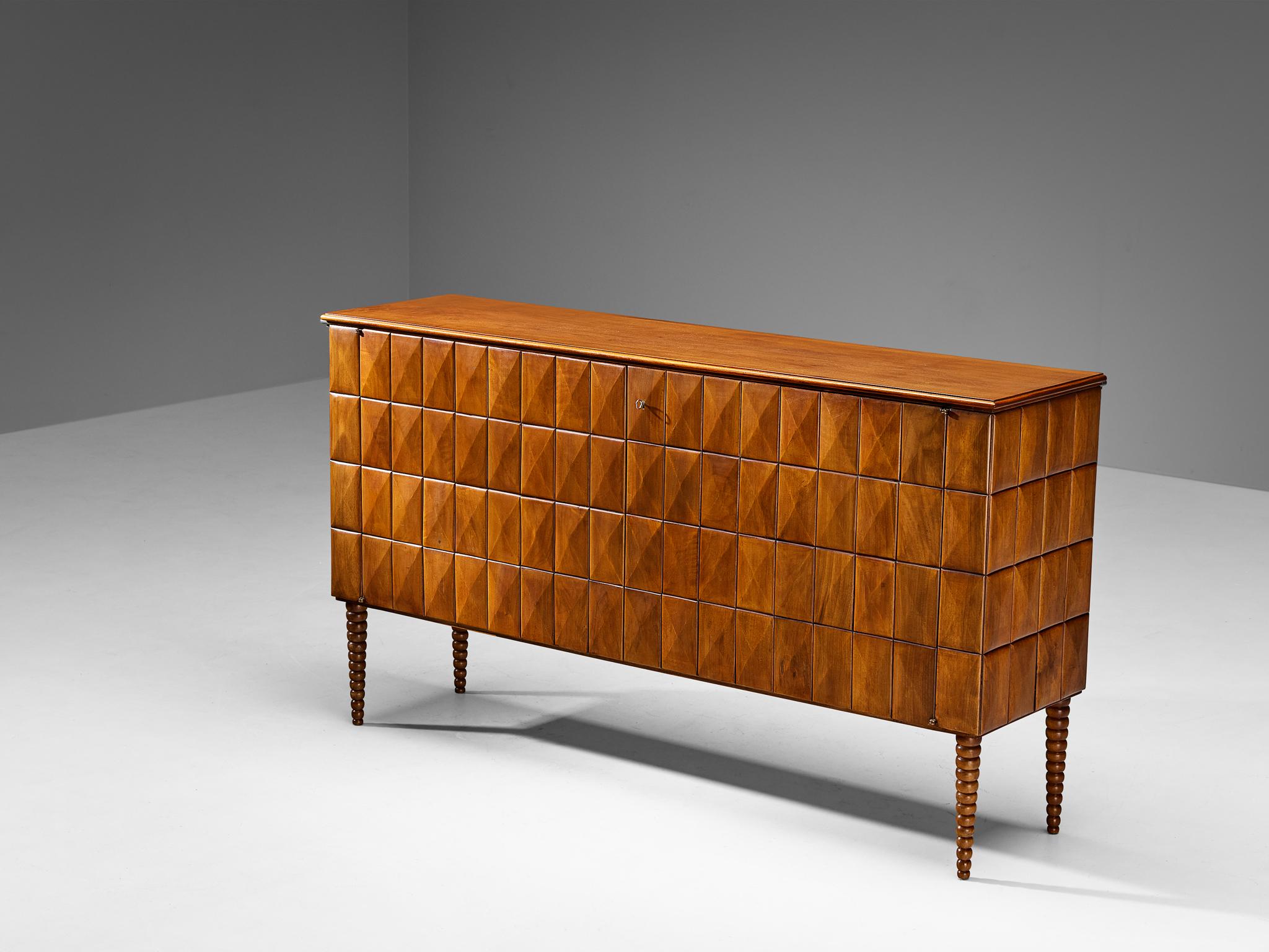 Paolo Buffa Elegant Sideboard in Walnut For Sale at 1stDibs