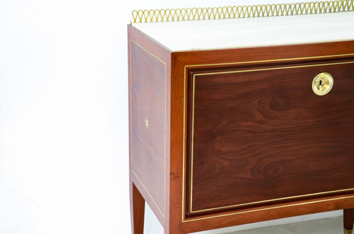 Paolo Buffa, rare storageunit with three flap doors For Sale at 1stDibs