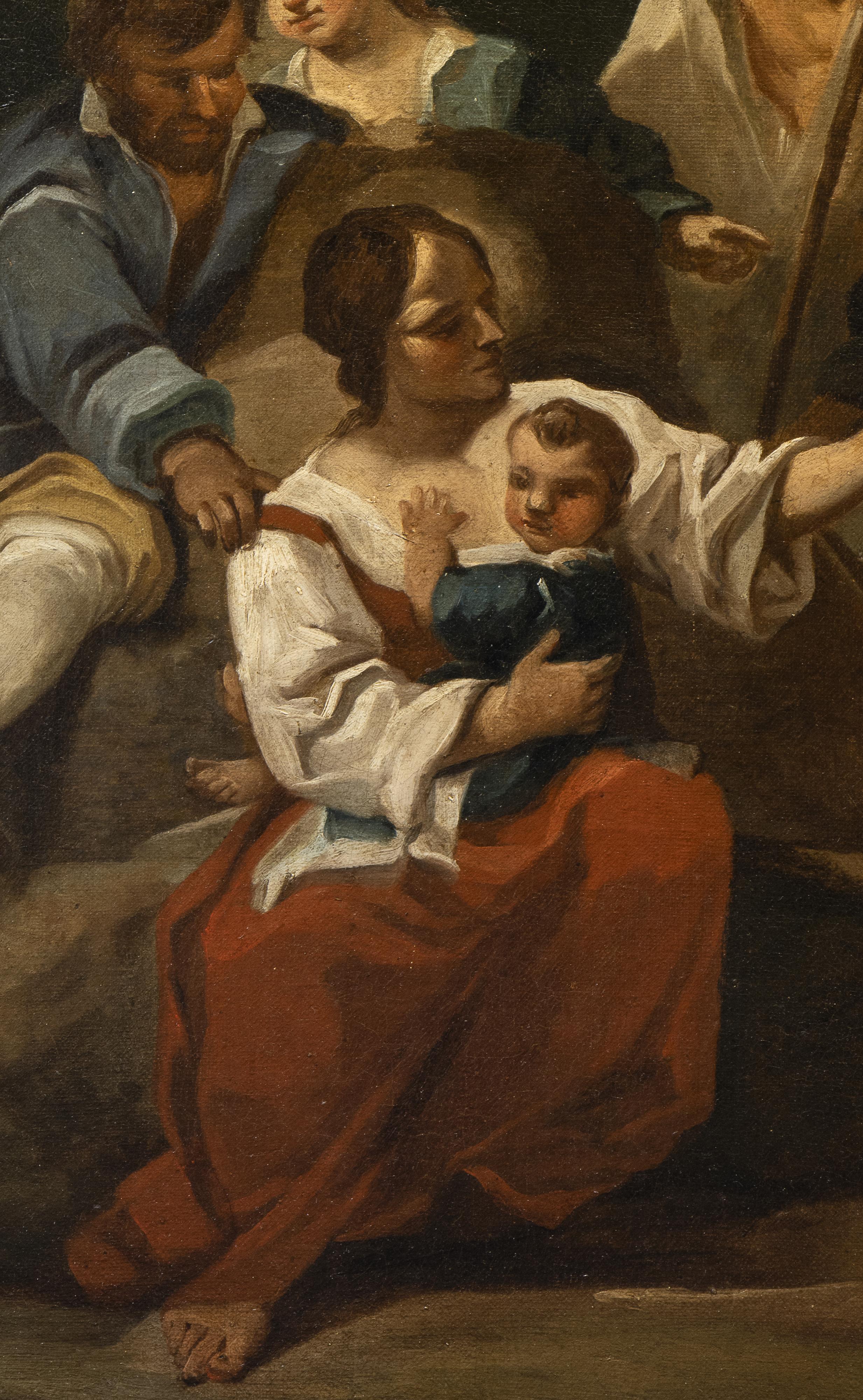 Paolo Monaldi - Paolo Monaldi Baroque Oil Painting Landscape View With ...