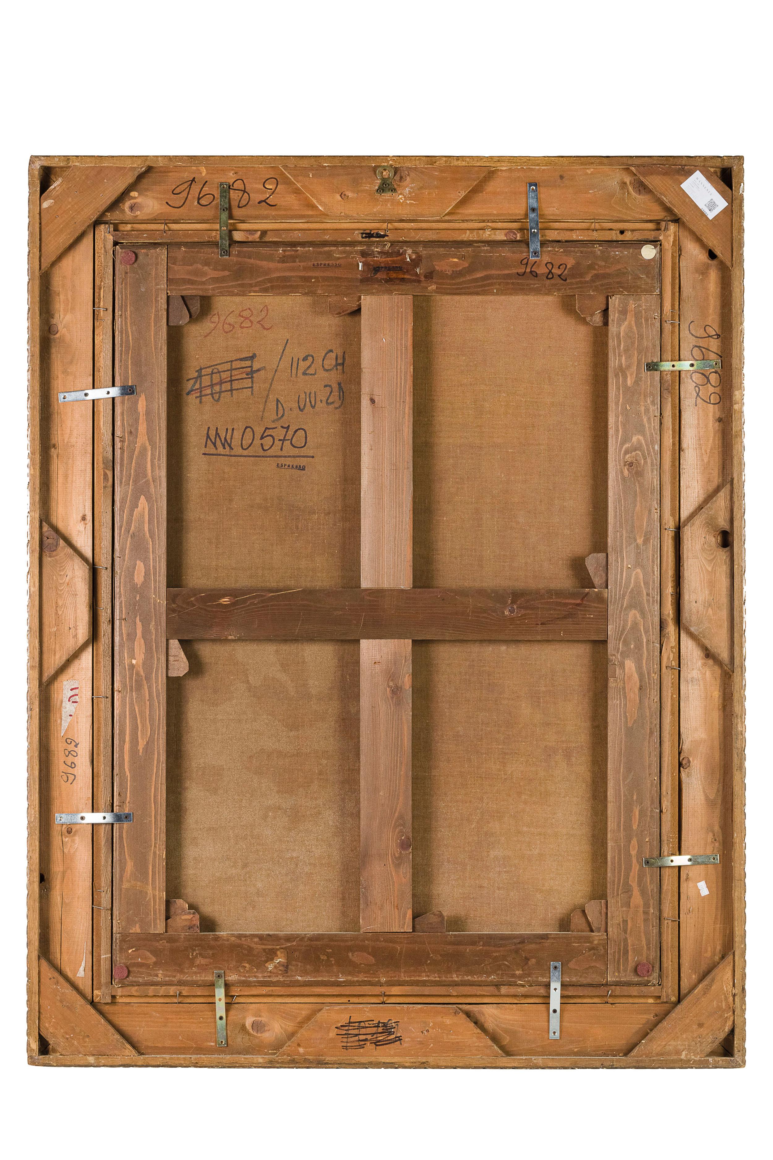 Paolo Monaldi - Paolo Monaldi Baroque Oil Painting Landscape View With ...