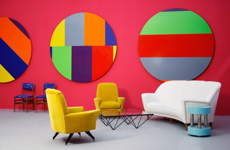 Paolo Piva Mid-Century Modern Square Black Metal Glass, Italy, 1970 at ...