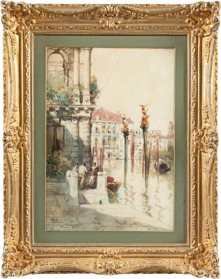 Paolo Sala - Paolo Sala - Early 20th century Venetian landscape ...