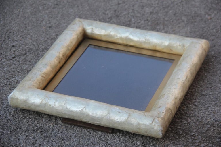 Paolo Traversi Photo Frame Mother of Pearl with Brass Design Gold ...