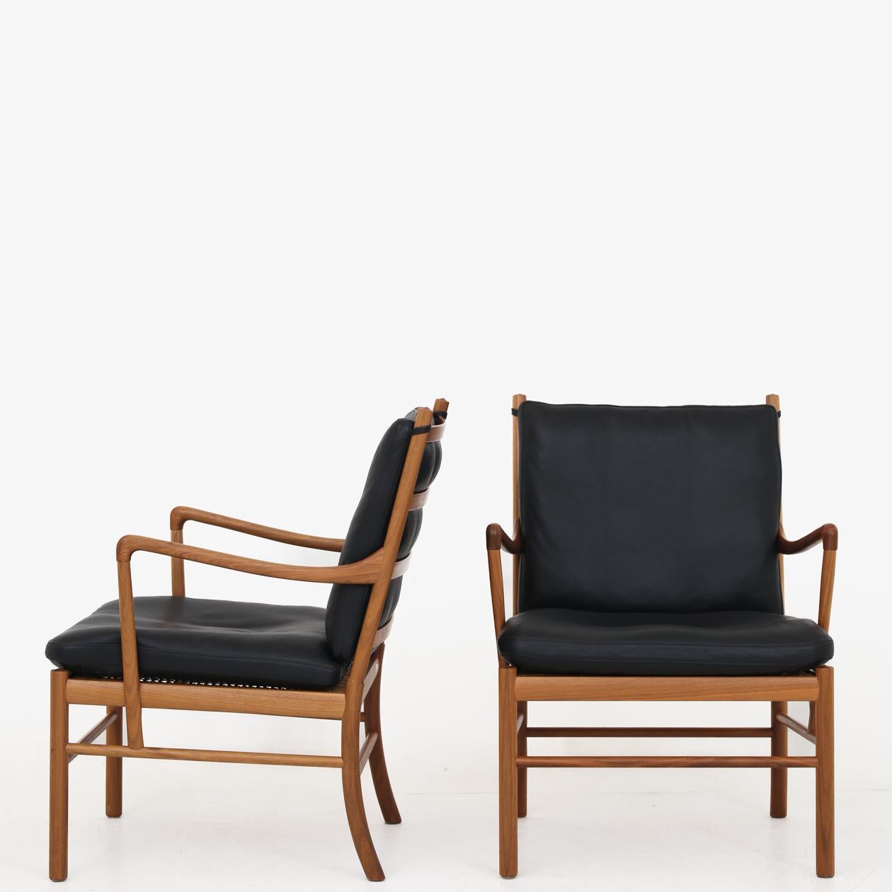 Pair of Colonial Chairs by Ole Wanscher For Sale at 1stDibs