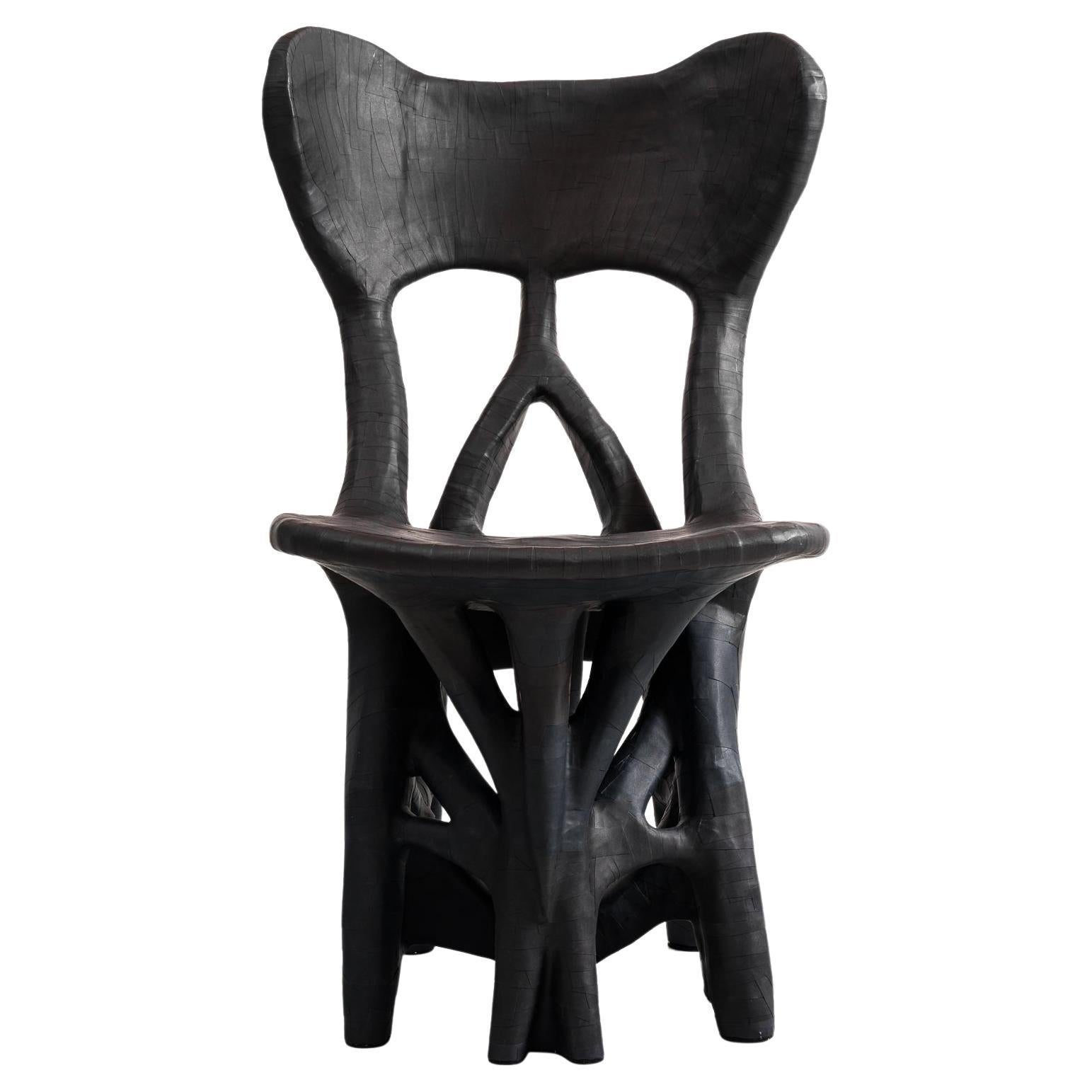 Pair of Black Forest Chairs For Sale at 1stDibs