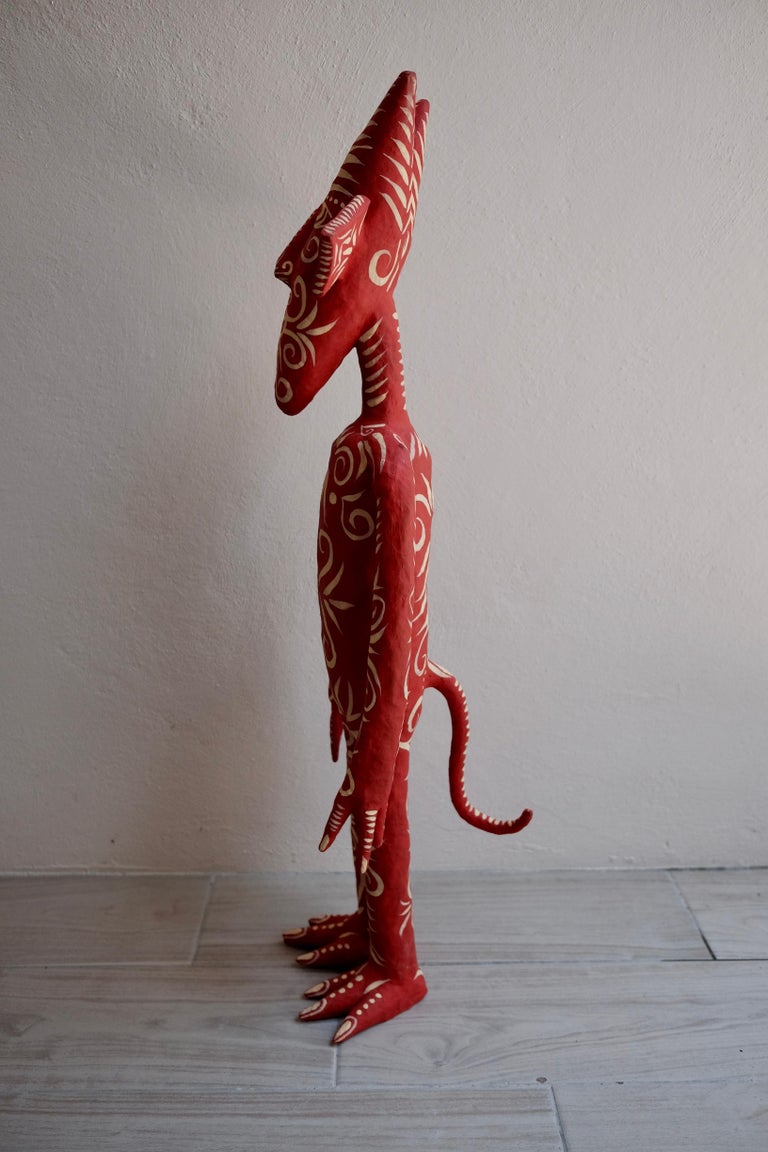 Papier Mâché Devil from Mexico at 1stDibs