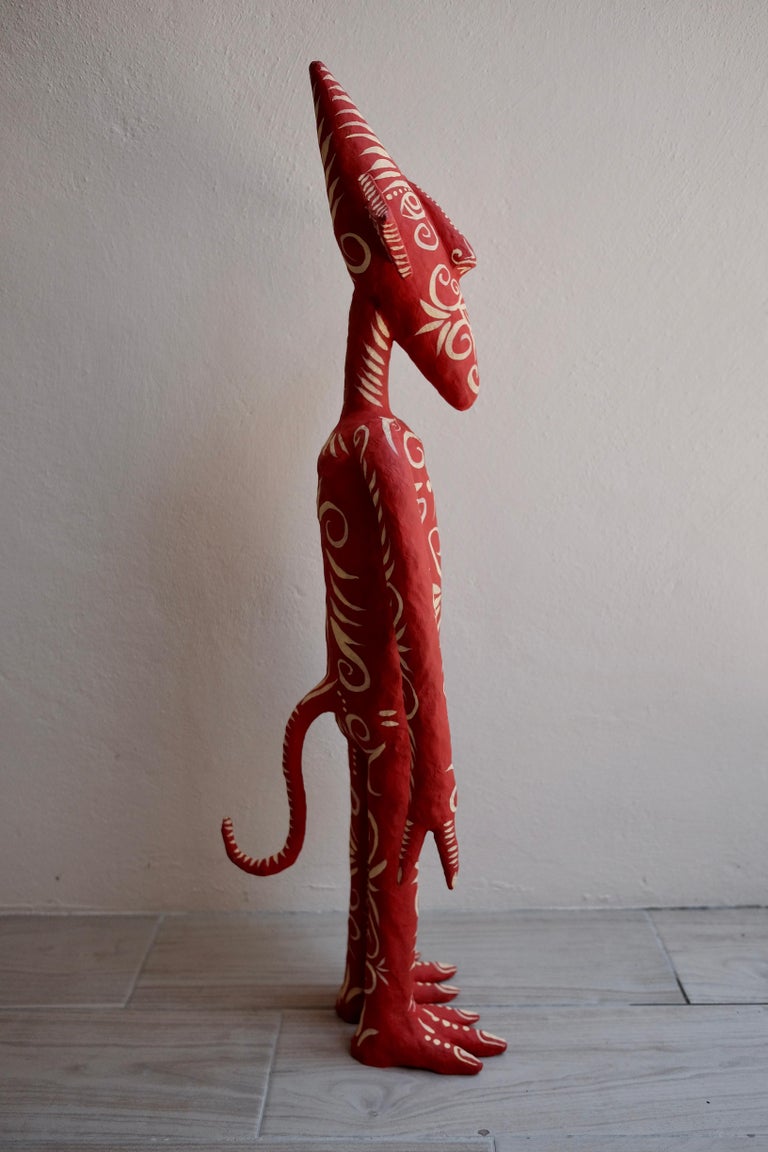 Papier Mâché Devil from Mexico at 1stDibs