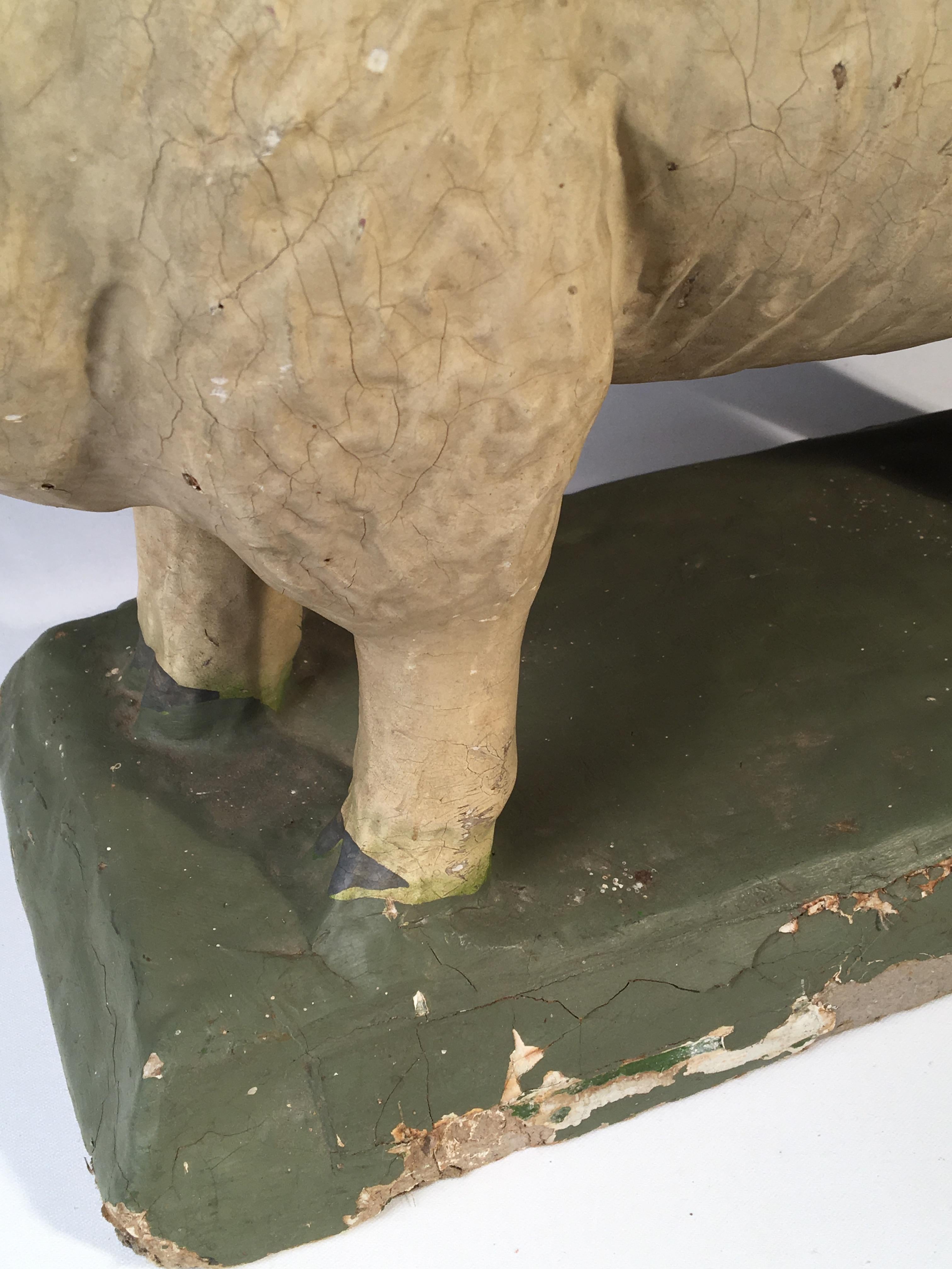 Paper Mache Toy Sheep, French, 19th Century at 1stDibs | paper mache ...