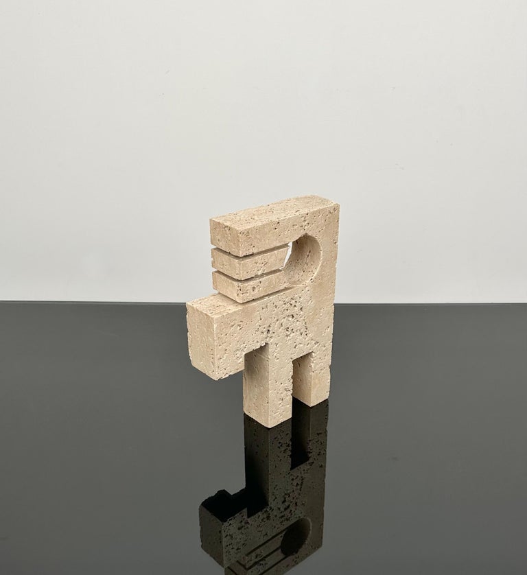 Paperweights or Bookend in Travertine by Marble Art, Italy 1970s For ...