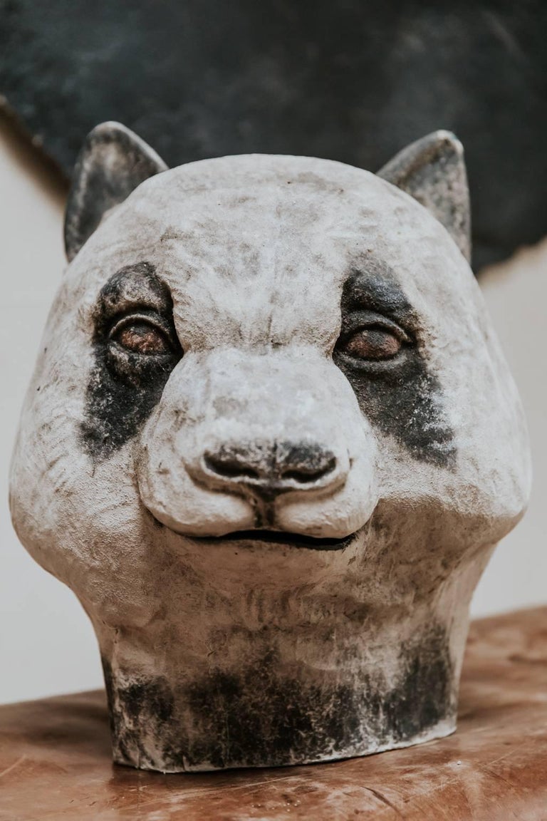 Papier Mâché Panda Mask at 1stDibs