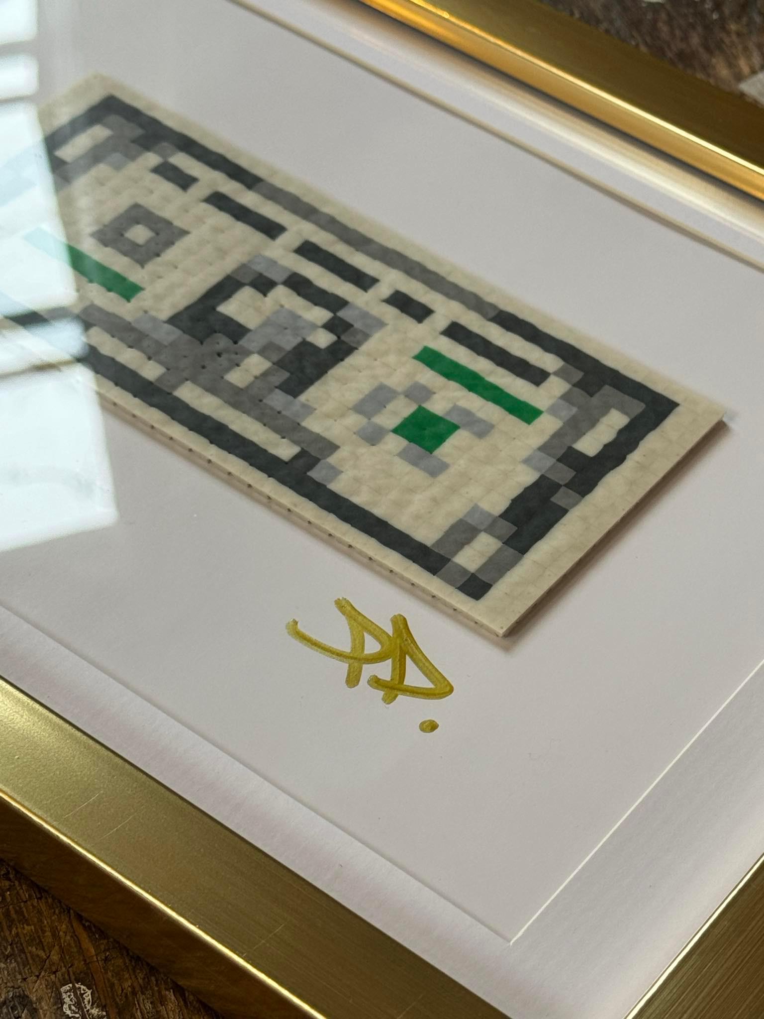 Pappas Parlor - Pappas Parlor Perler Bead Money Pixel Art Framed with ...