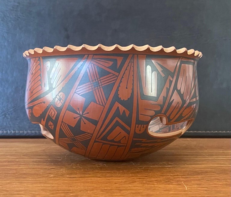 "Paquime Pottery" Decorative Bowl by Baudel Lopez Corona for Mata Ortiz ...