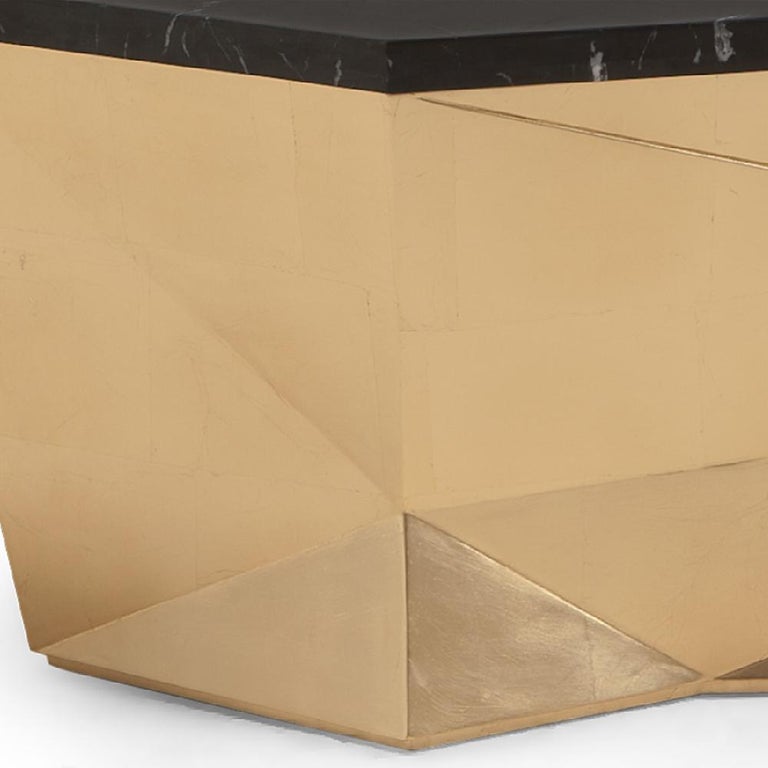 Parade Gold Coffee Table with Antique Gold Painting at 1stDibs ...