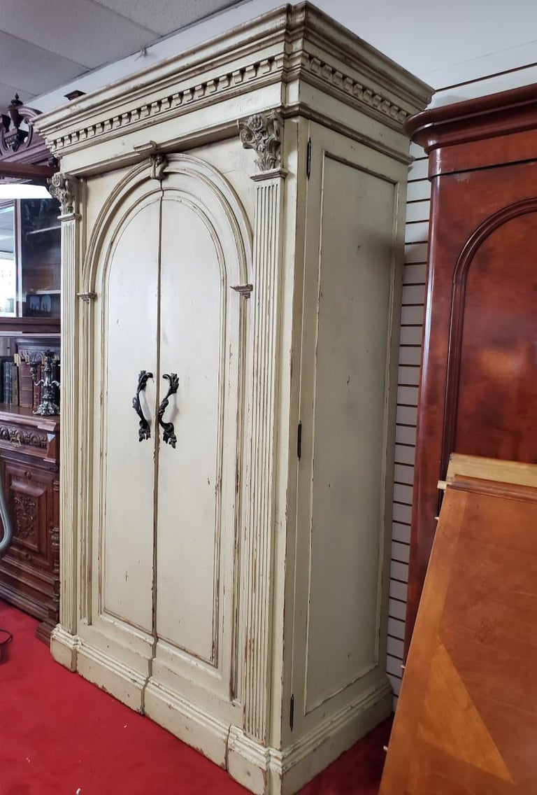 Paradigm Romanesque Style Office Armoire Desk For Sale at 1stDibs