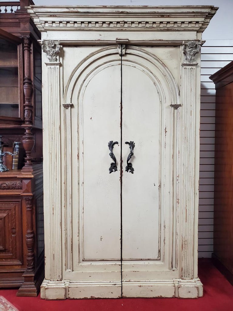 Paradigm Romanesque Style Office Armoire Desk For Sale at 1stDibs