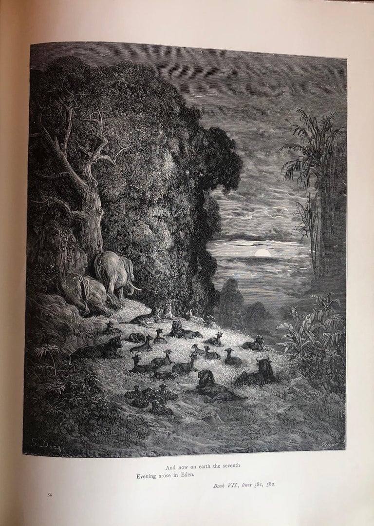 "Paradise Lost" Book by John Milton Illustrated by Gustave Doré, 1900 ...