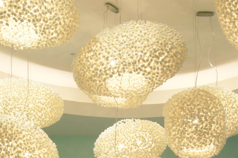 Paradise Pendant Light by Ango, 21st Century Silk Cocoon Handcrafted ...